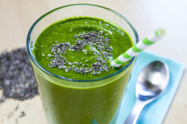 Make this Chia Seed Green Smoothie For Better Digestion and Cellular ...